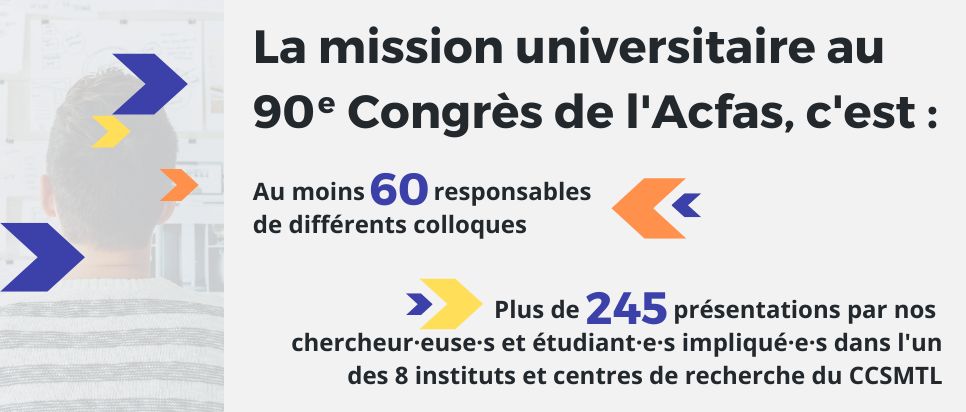 La mission universitaire du CCSMTL à l'ACFAS | Mission universitaire du ...